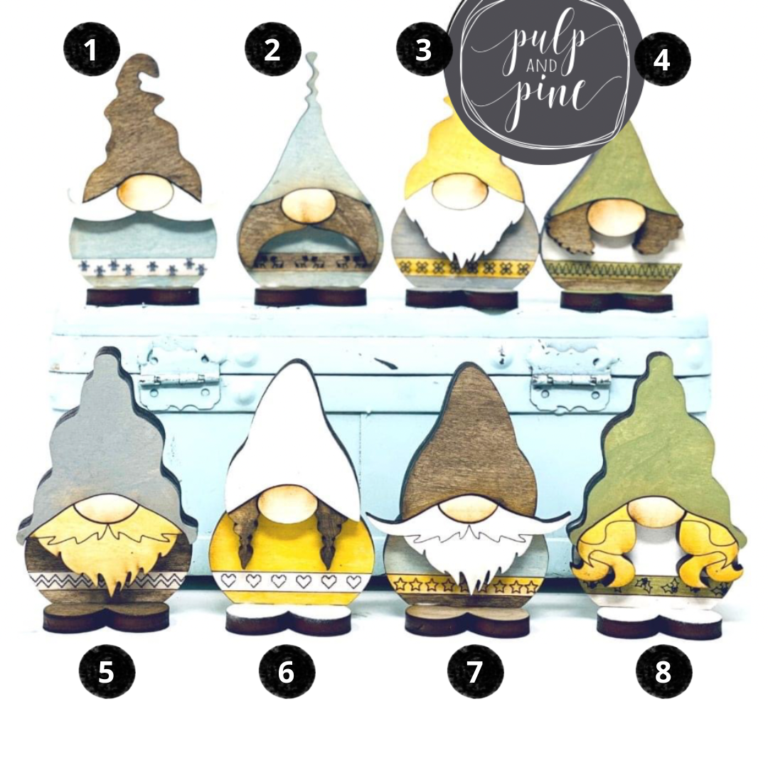 Christmas Village: Gnome Add-On (3D Shelf Sitter) – Pulp and Pine DIY ...