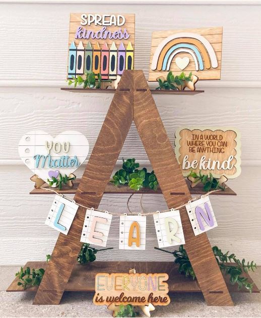 Kindness Teacher (Interchangeable Tiered Tray Set) – Pulp and Pine DIY ...