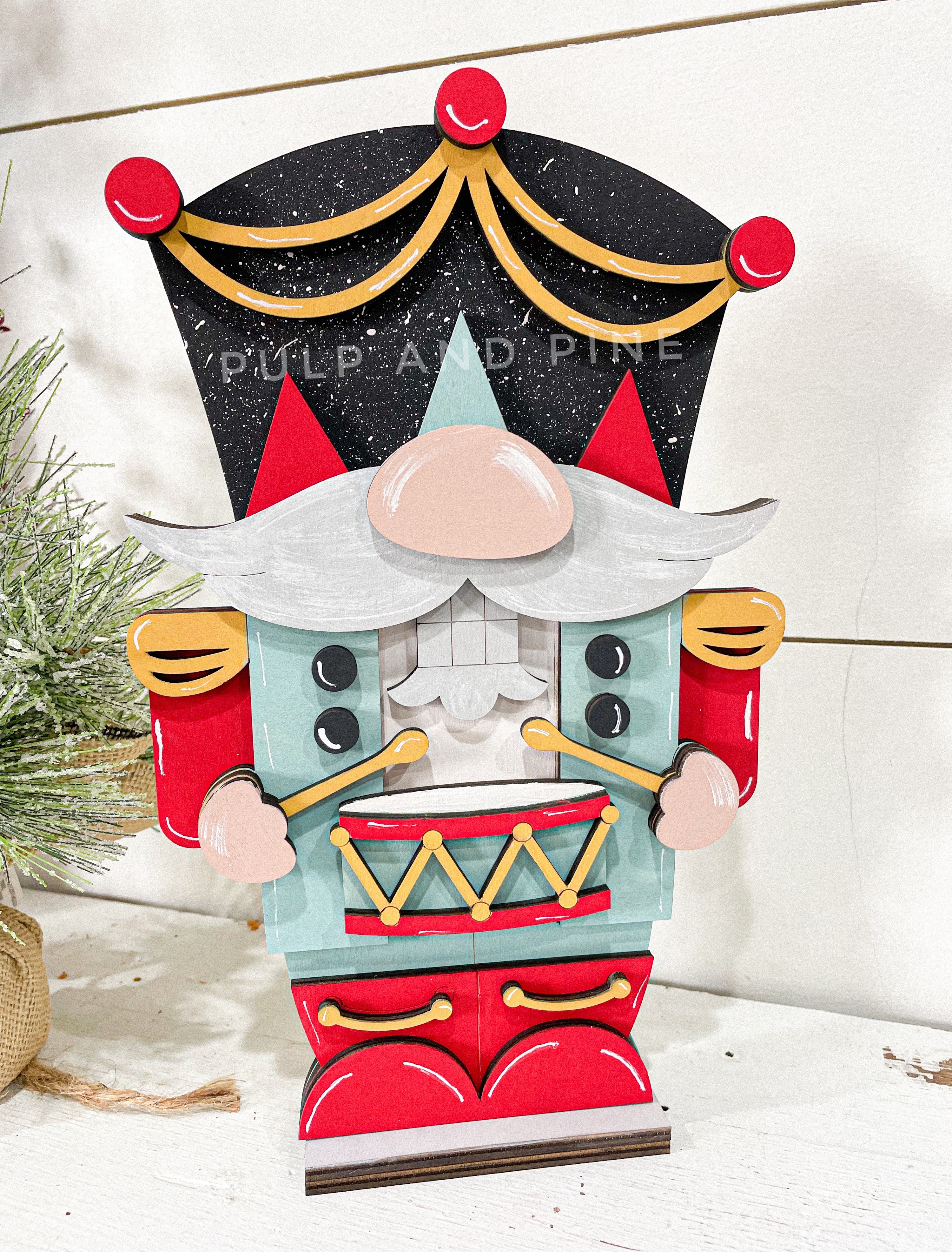 Nutcracker (3D Shelf Sitter) – Pulp and Pine DIY Studio