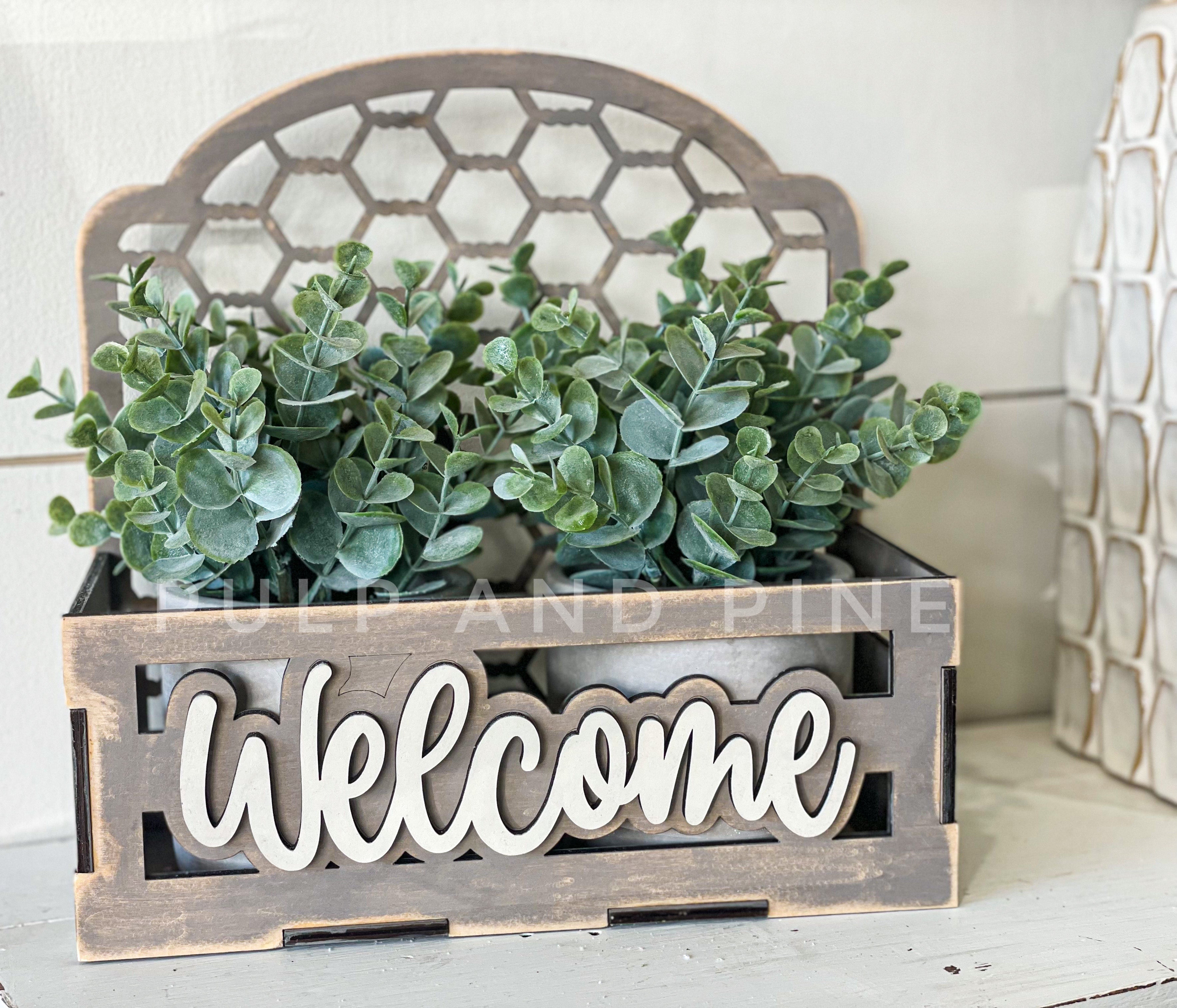 Welcome Planter – Pulp and Pine DIY Studio