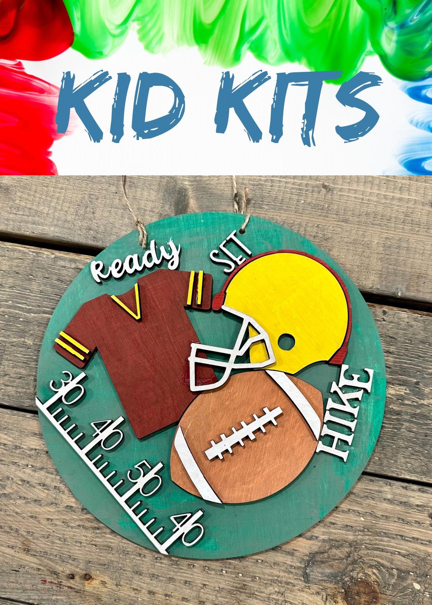 Football Ready Set Hike – Pulp and Pine DIY Studio