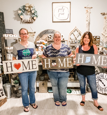 Interchangeable Home Sign (includes 5 shapes) – Pulp and Pine DIY Studio