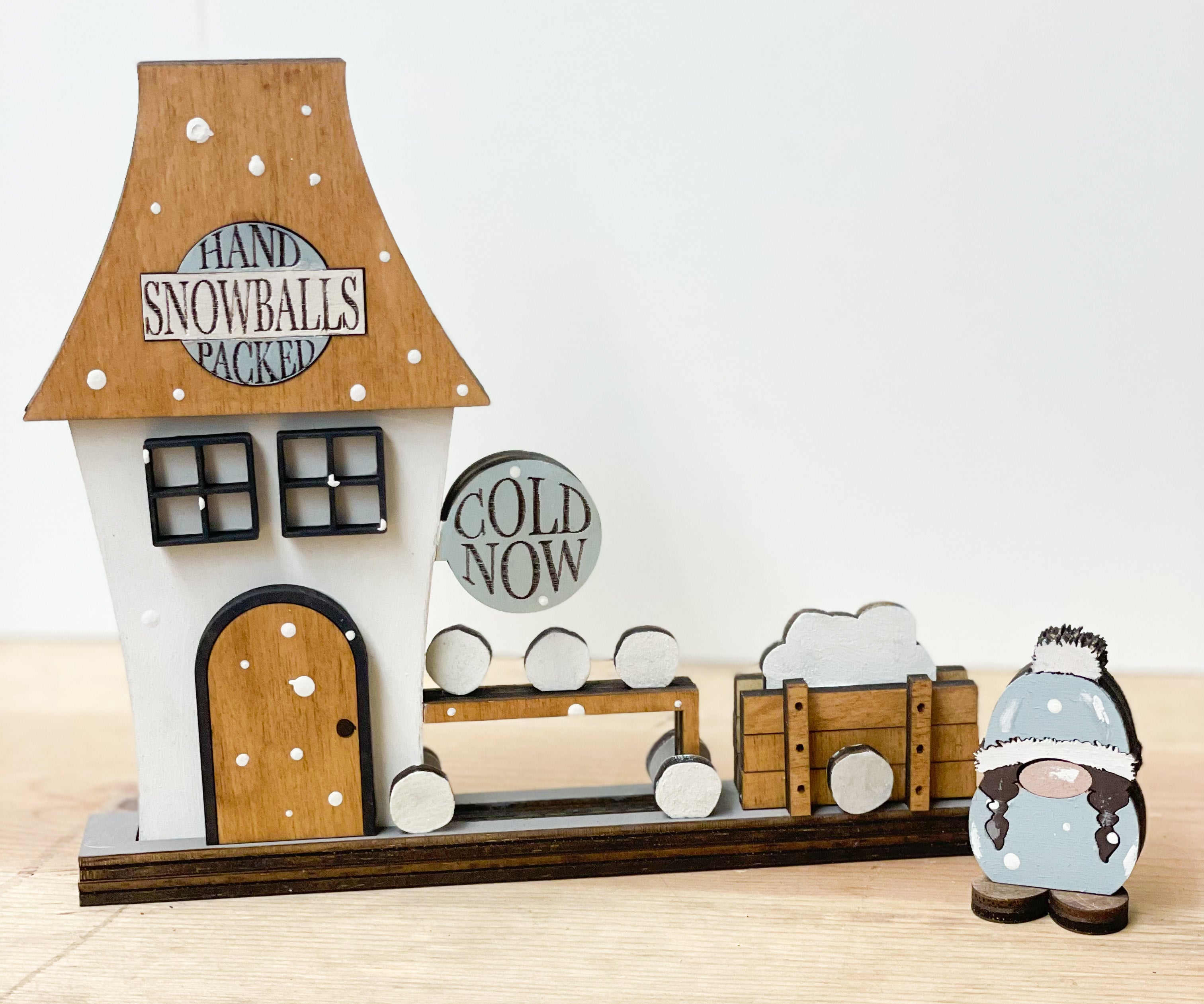 Christmas Village: Snowball Factory (3D Shelf Sitter) – Pulp and Pine ...
