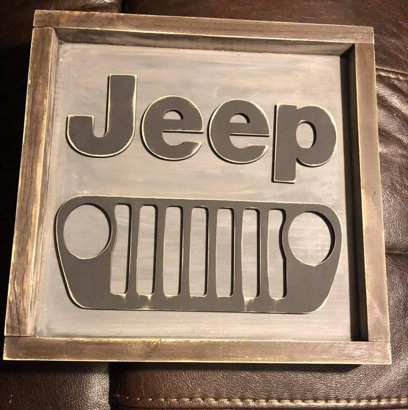 Jeep (3D Square Design) – Pulp and Pine DIY Studio