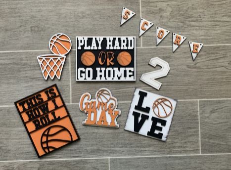Basketball (Interchangeable Tiered Tray Set) – Pulp and Pine DIY Studio