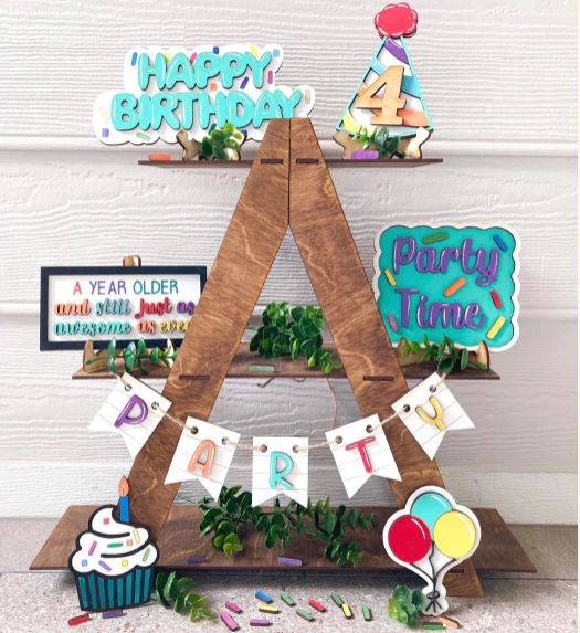 Birthday (Interchangeable Tiered Tray Set) – Pulp and Pine DIY Studio