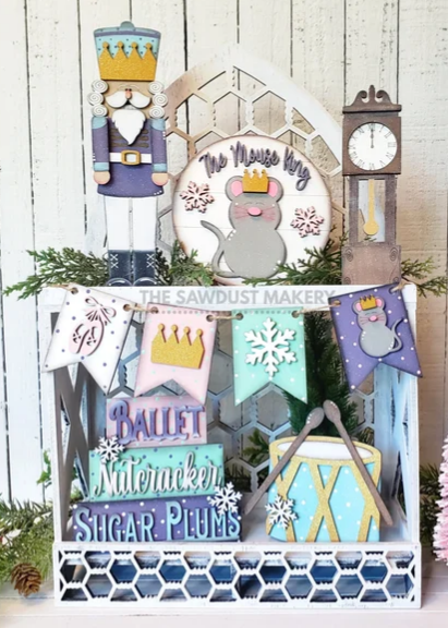 Nutcracker (Interchangeable Tiered Tray Set) – Pulp and Pine DIY Studio